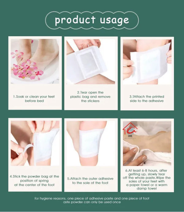 💖 Foot Comfort & Calm Patches_ (Buy 10 Get 10 Free) – Fit Hives